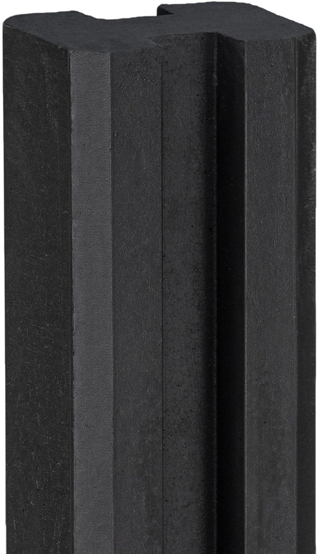 Beton Sleufpaal Zaan | 10x10cm (100x100mm) | 275cm | Eindmodel | Gecoat ...