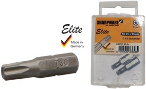 Bit | Torx | TX20 | set 2 stuks Bos-hout