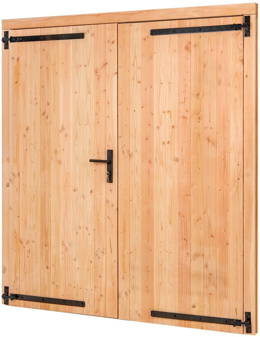 Douglas dubbele dichte deur | 185cm x 205cm | P077659 | beslagset 6 ...