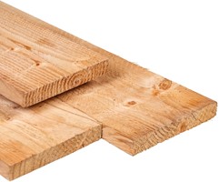 Douglas plank | 2,5x25cm (25x250mm) | 3.00m Bos-hout