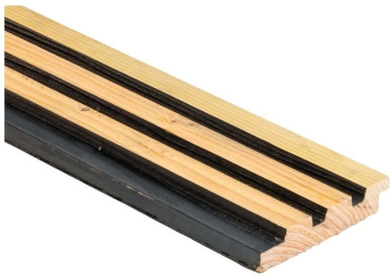 Douglas Triple Profiel | 1,7x13cm (17x130mm) | zwart gecoat ...
