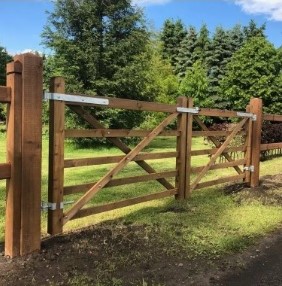 Engelse poort | Nobifix | 120x127cm Bos-hout